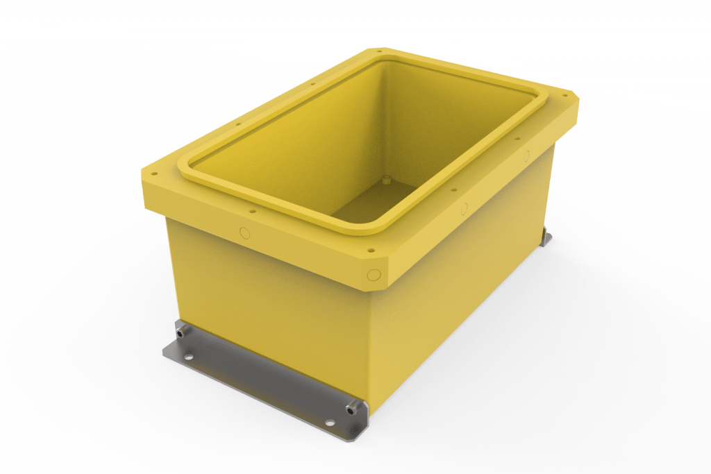 Subsea Battery Box Polyurethane (Yellow) NEMA 6P / IP68 | SLAYSON