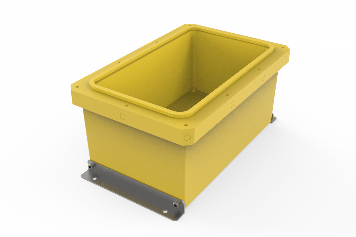 Subsea Battery Box Polyurethane (Yellow) NEMA 6P / IP68 | SLAYSON