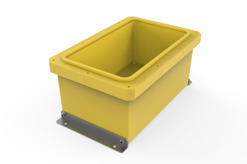 Subsea Battery Box Polyurethane (Yellow) NEMA 6P / IP68 | SLAYSON