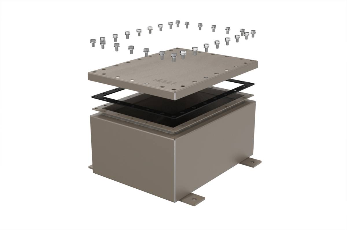 Deep Compact Submersible Enclosure Aluminum NEMA 6P / IP68 | SLAYSON
